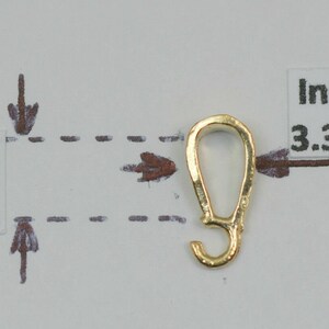 14K Gold Small Size Bail - Etsy
