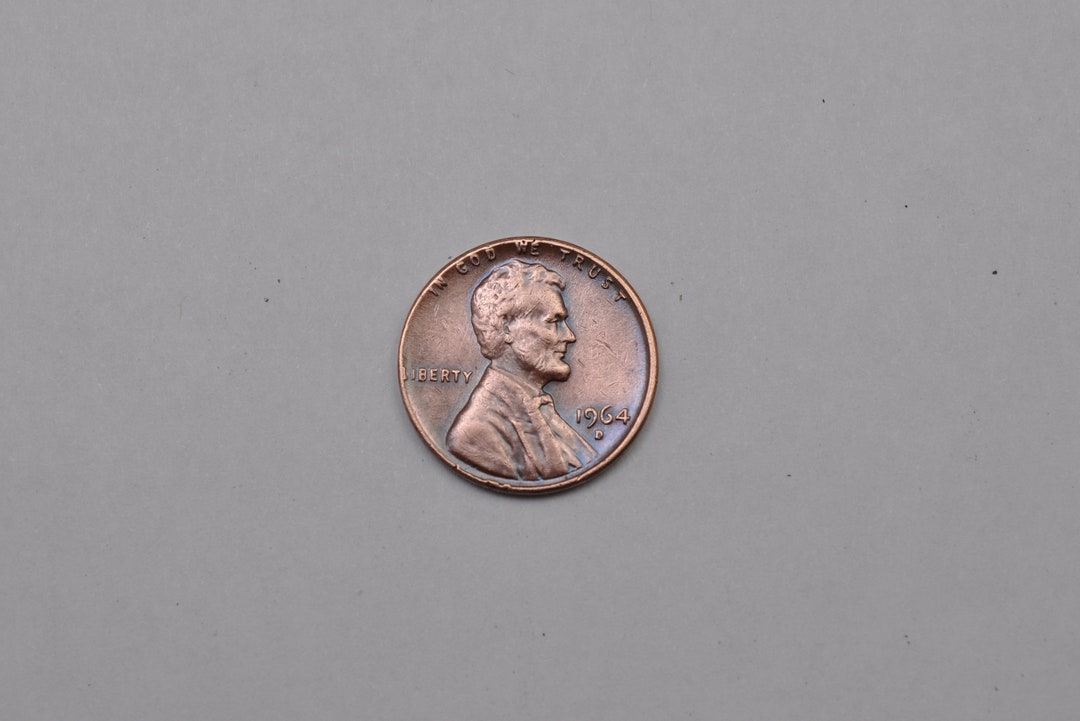 1964 Lincoln Penny D, L Rim Error, IN Rim Error, W Rim Error - Etsy