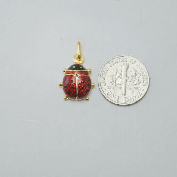 Ladybug Charm - Etsy