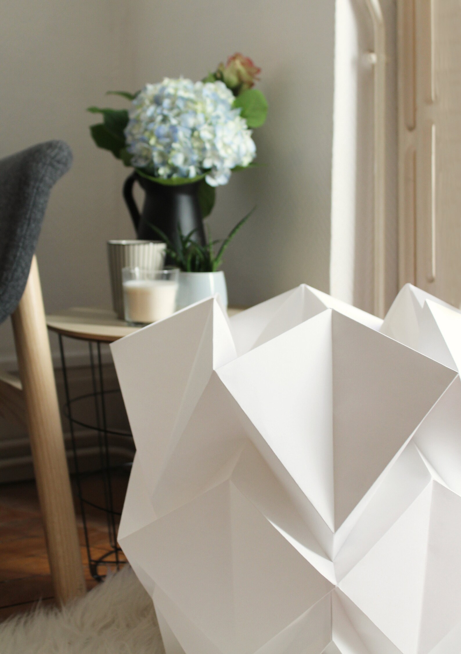 Floor Lamp Handmade in Paper - Etsy