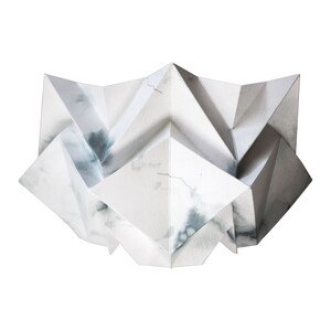 Winter Origami Wall Sconce Handmade in Paper | Wall Light Fixture ...