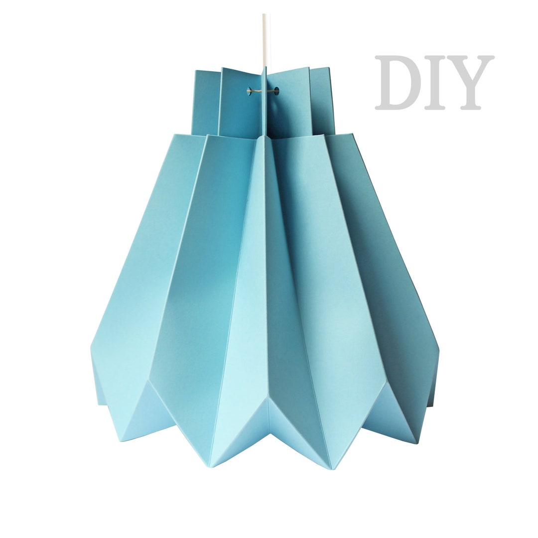 DIY LAMP SHADE - Origami Lampshade - Lampshade Kids Room - Romantic ...