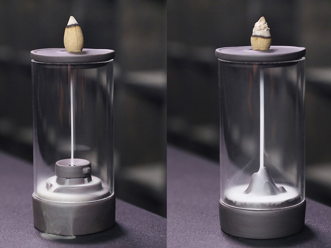 Purple Sandalwood Inverted Sandalwood Incense Burner, Inverted Incense ...