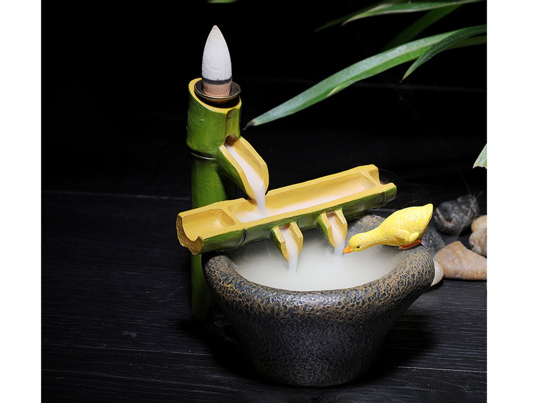 Bamboo Bird Incense Burner, Inverted Incense Burner Incense Holder ...