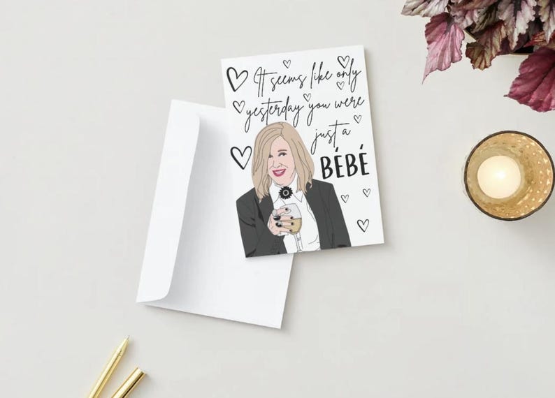 Bebe Moira Rose Schitts Creek Birthday Card Funny Card Printable ...