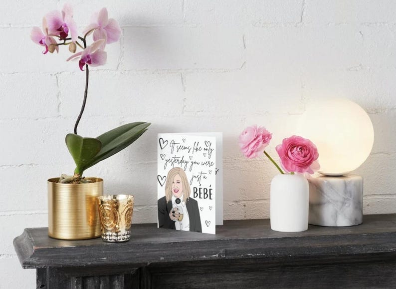 Bebe Moira Rose Schitts Creek Birthday Card | Funny Card | Printable ...