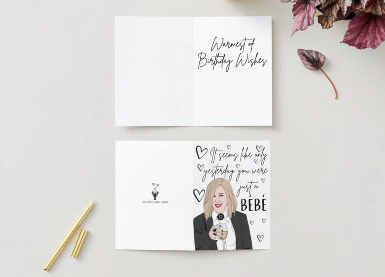 Bebe Moira Rose Schitts Creek Birthday Card | Funny Card | Printable ...