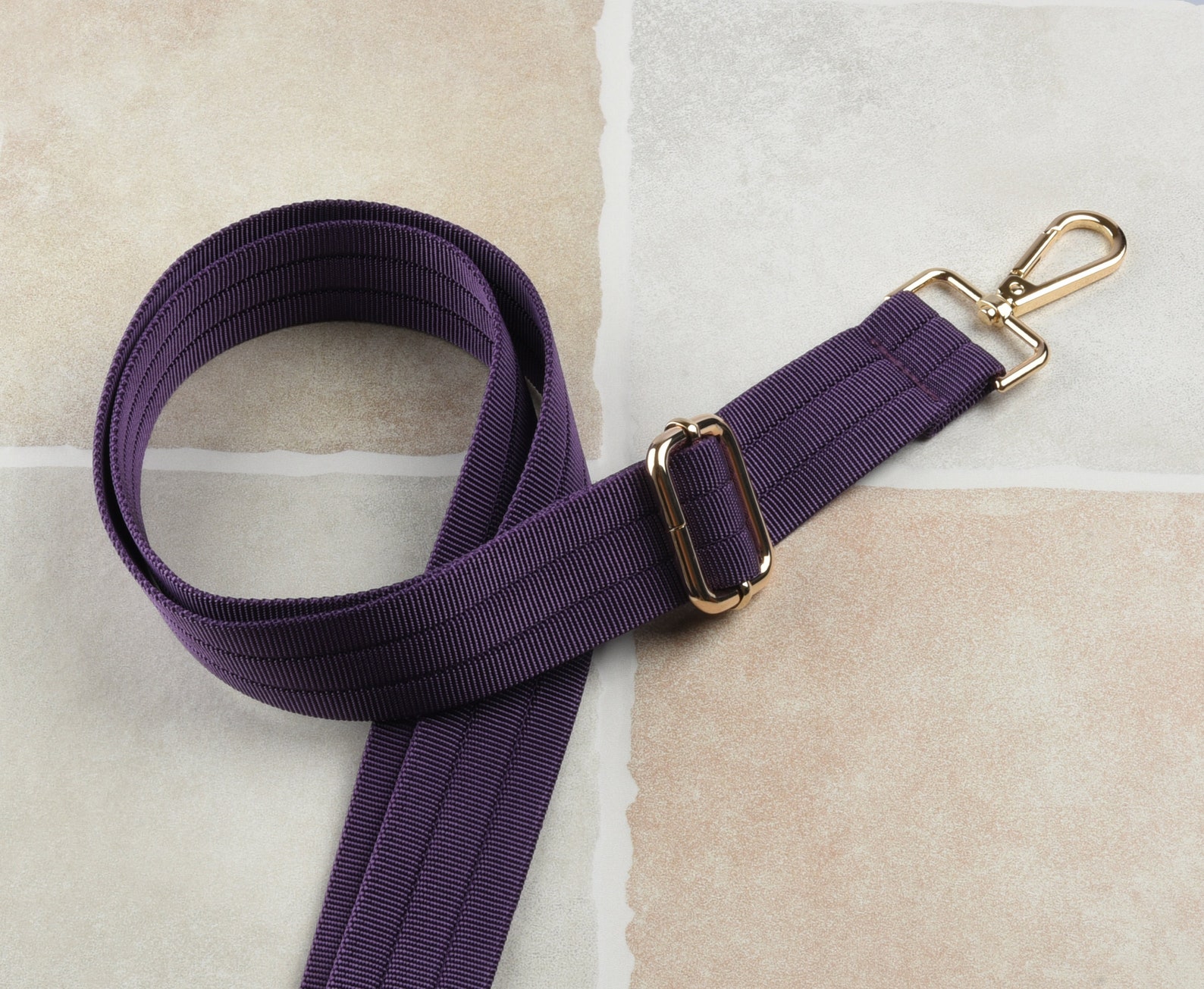 Purple Nylon Strap for Bag 1.18 Inch Wide Cross Body Strap - Etsy