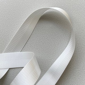 White Nylon Strap for Bag 1.5 Inch Wide Adjustable Crossbody Purse ...