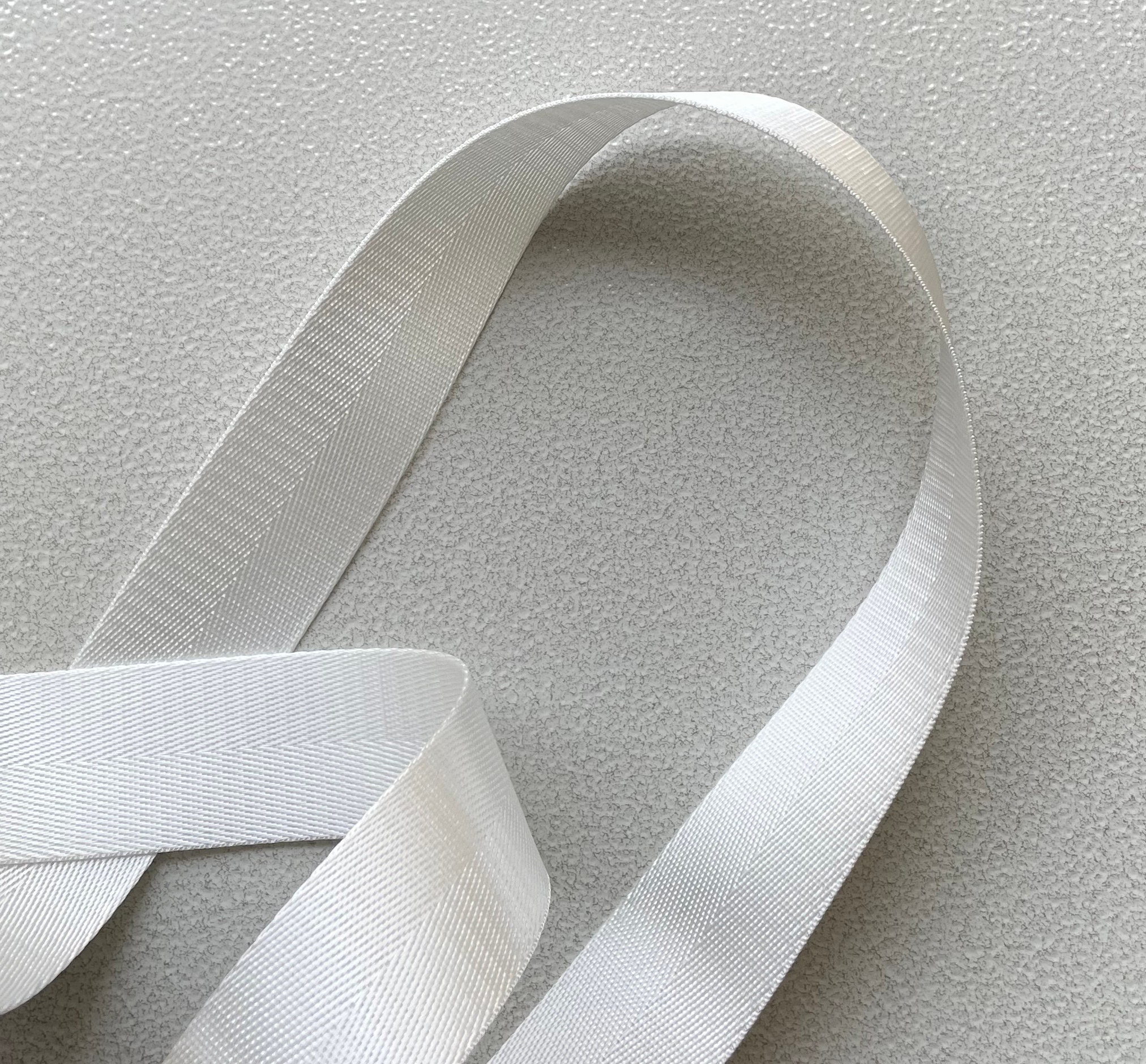 White Nylon Strap for Bag 1.5 Inch Wide Adjustable Crossbody Purse ...