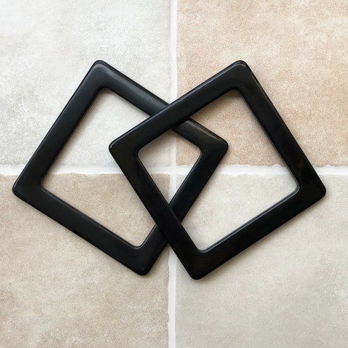 5 Square Vintage Plastic Shoulderbag Purse Handles - Etsy