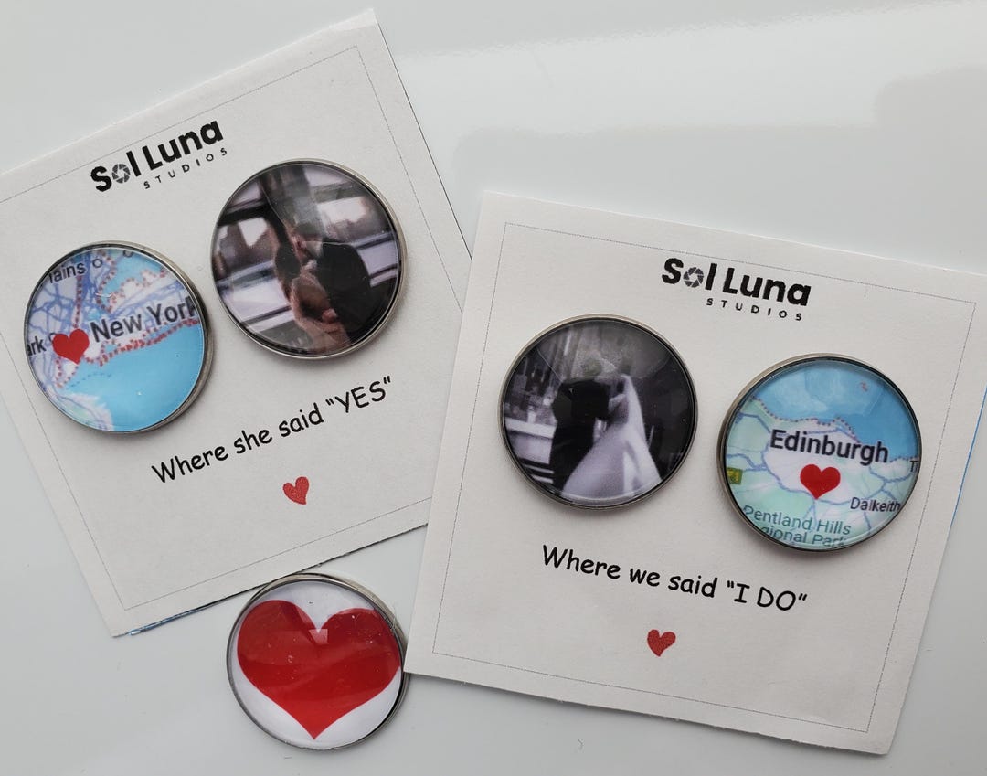 Custom Glass Magnet Anniversary Gift - Custom Glass Magnet ...
