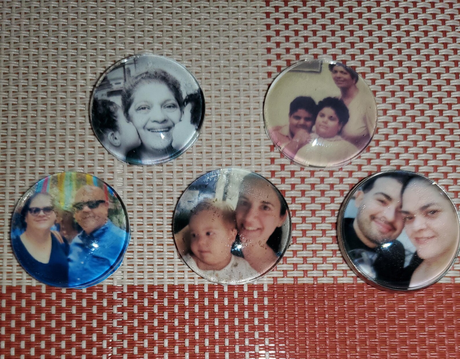 Custom Photo Glass Magnets: Personalized Picture Fridge Magnets ...