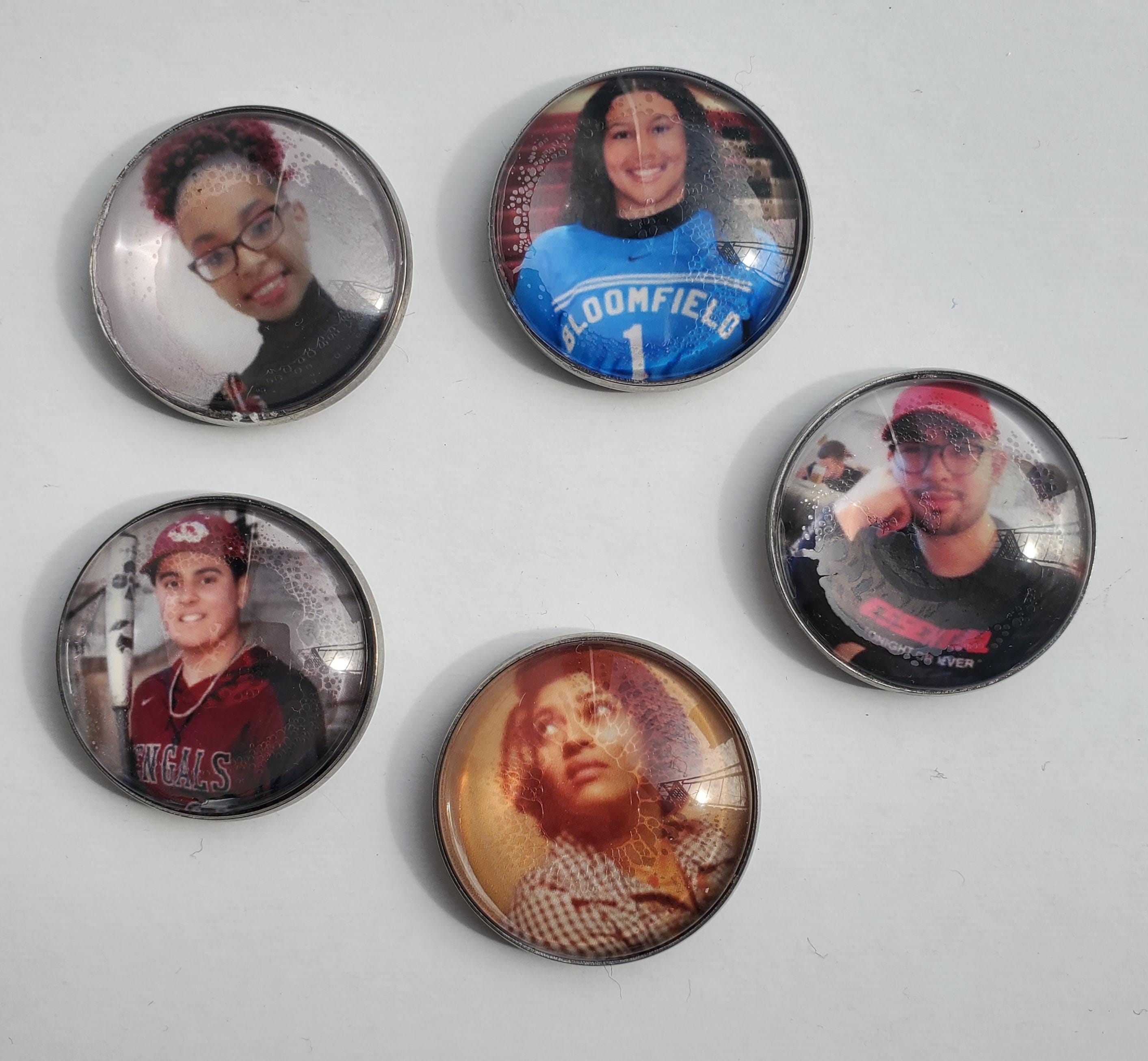 Personalized Glass Magnets, Custom Handmade Photo Magnets, Refrigerator ...