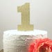 Number 1 Cake Topper First Birthday Cake 1 Cake Topper - Etsy