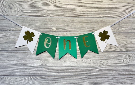 Lucky One High Chair Banner, Lucky One First Birthday Decorations, Cake ...