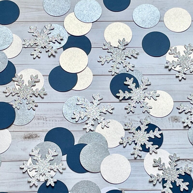 Snowflake Confetti - Etsy