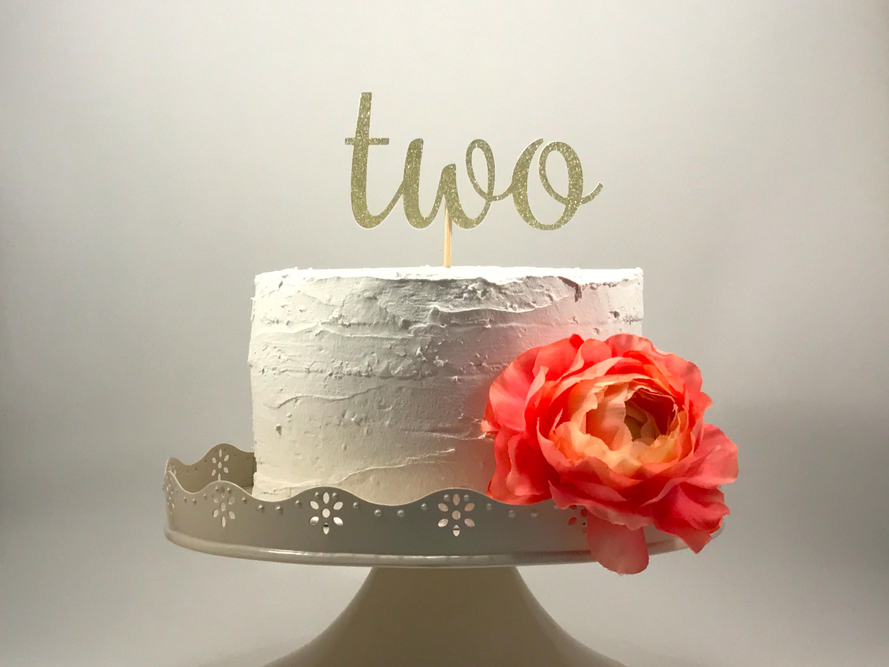 Number Two Cake Topper 2nd Birthday Cake Second Birthday - Etsy Canada