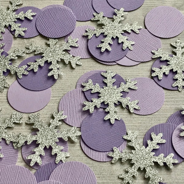 Snowflake Confetti - Etsy