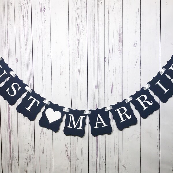 Just Married Sign - Etsy