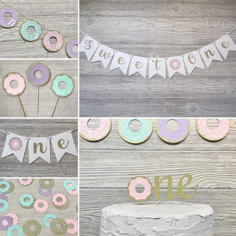 Sweet One Birthday Decorations - Etsy
