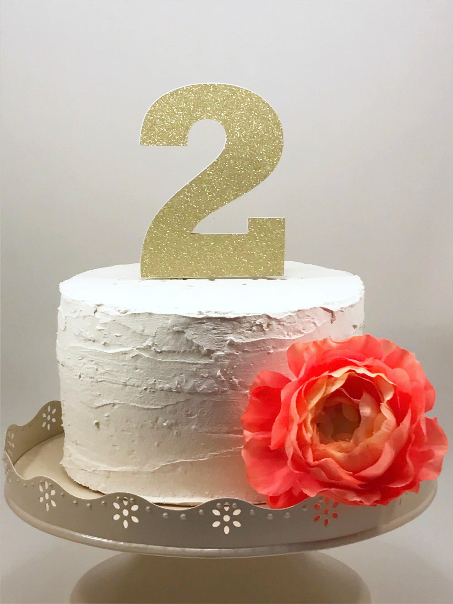 Number 2 Cake Topper 2nd Birthday Cake 2 Cake Topper Number - Etsy