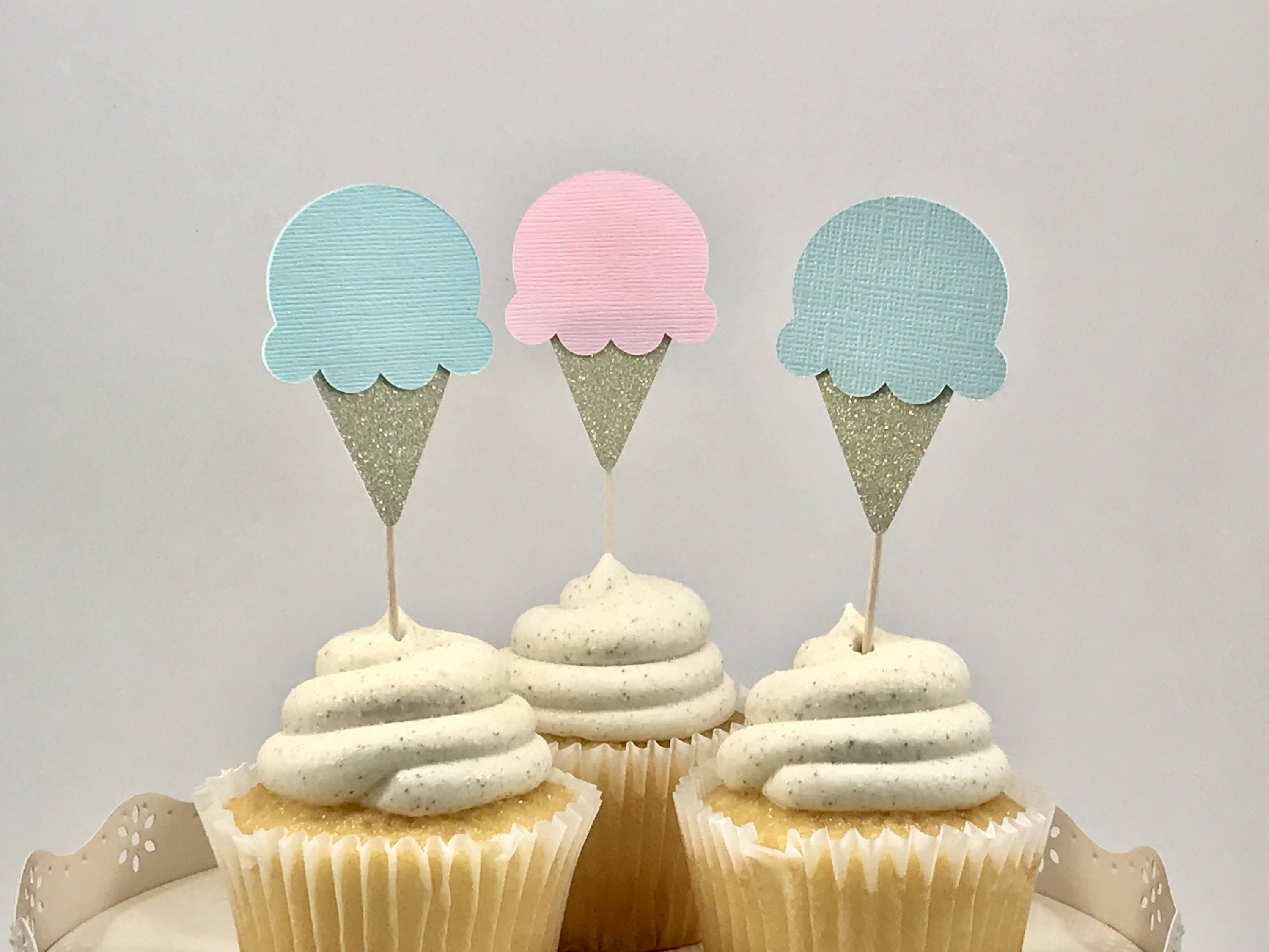 Ice Cream Toppers Ice Cream Birthday Ice Cream Social | Etsy