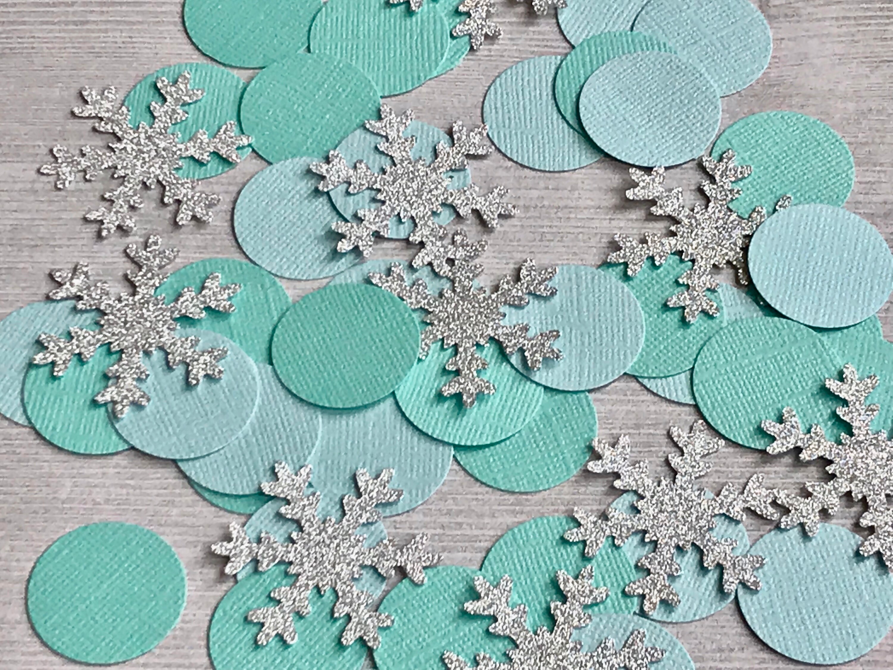50 Snowflake Confetti Winter Onederland Party Baby Its Cold - Etsy