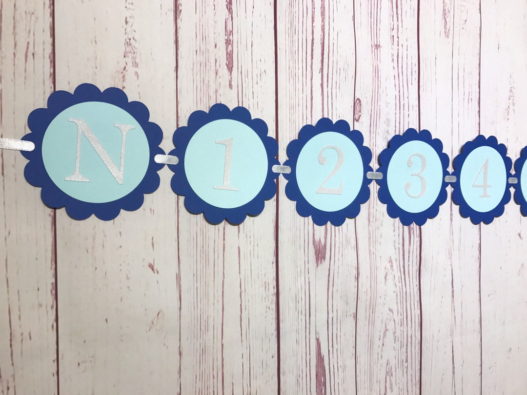 Monthly Photo Banner First Year Banner Milestone Banner - Etsy