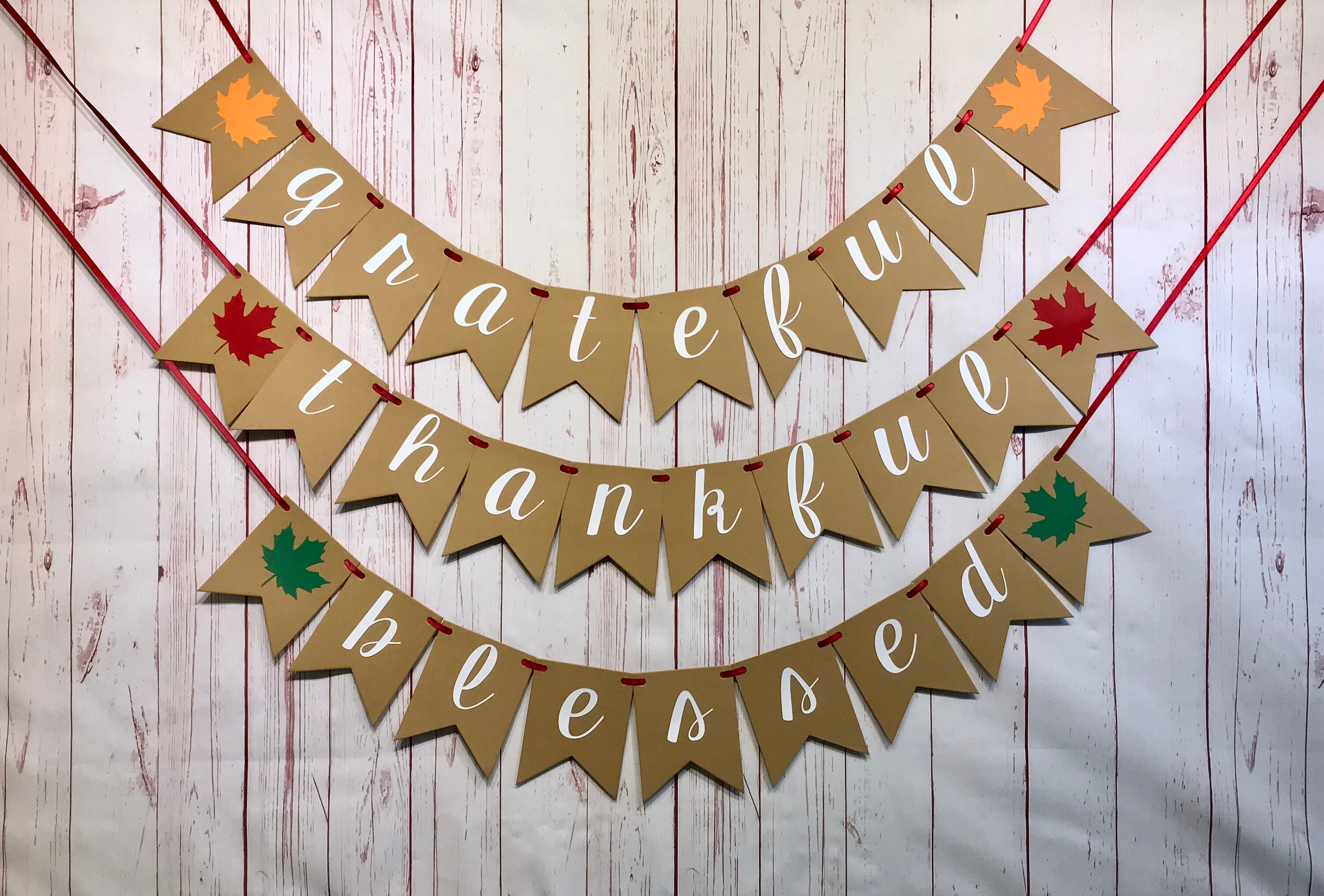 Grateful Banner Grateful Decor Thanksgiving Decorations - Etsy
