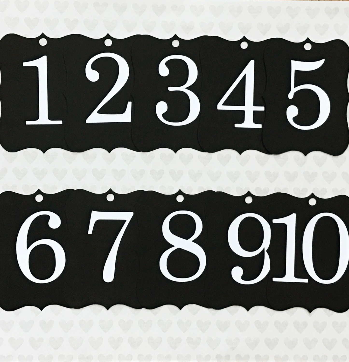 Table Number Tags Mason Jar Tag Table Number Centrepiece - Etsy