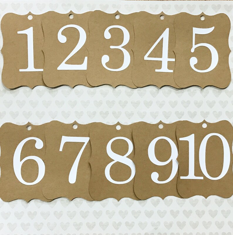 Set of 10 Table Number Tags Mason Jar Tag Wedding Reception - Etsy Canada