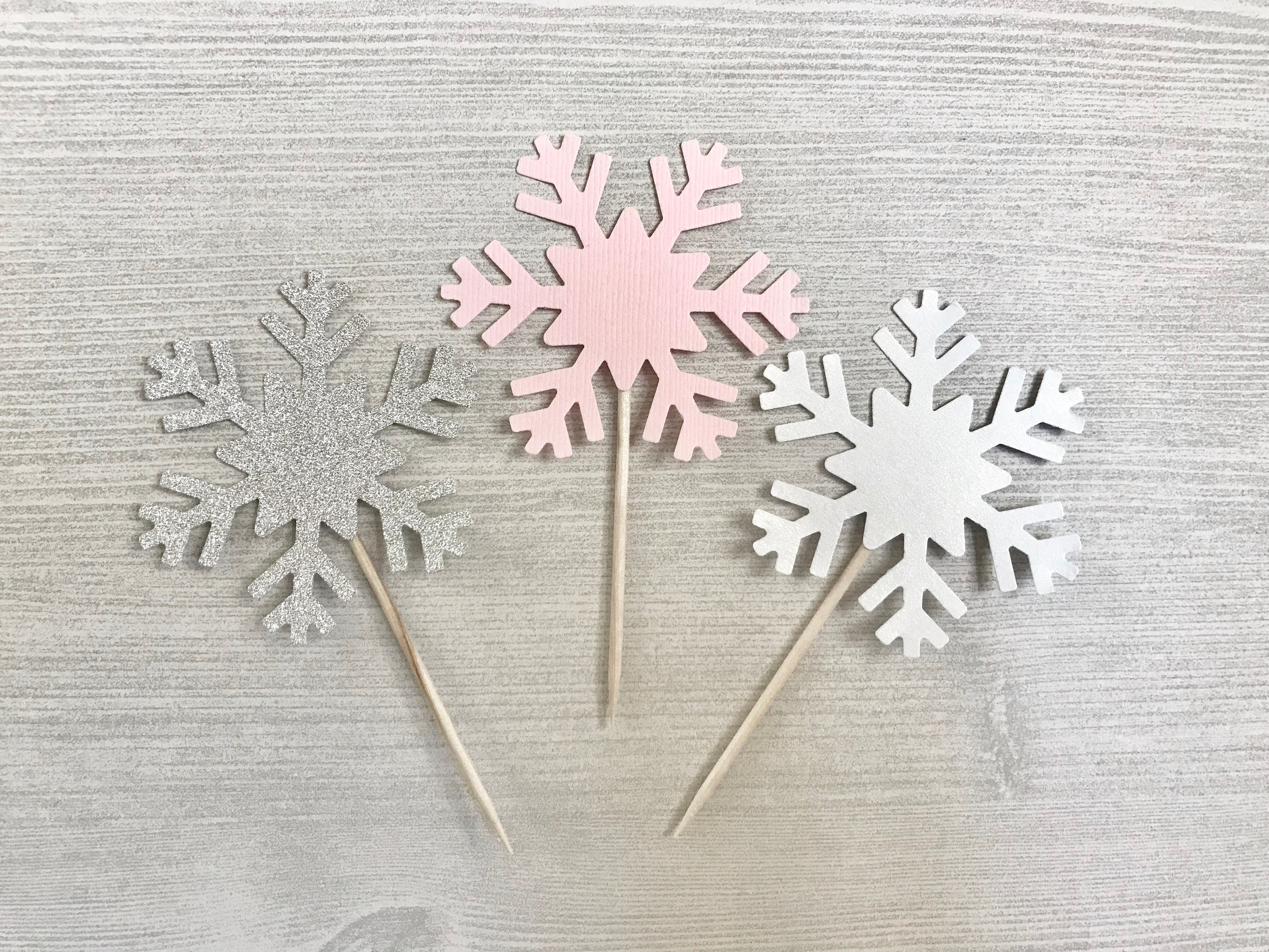Pink Snowflake Baby Shower Party Package Baby Its Cold - Etsy