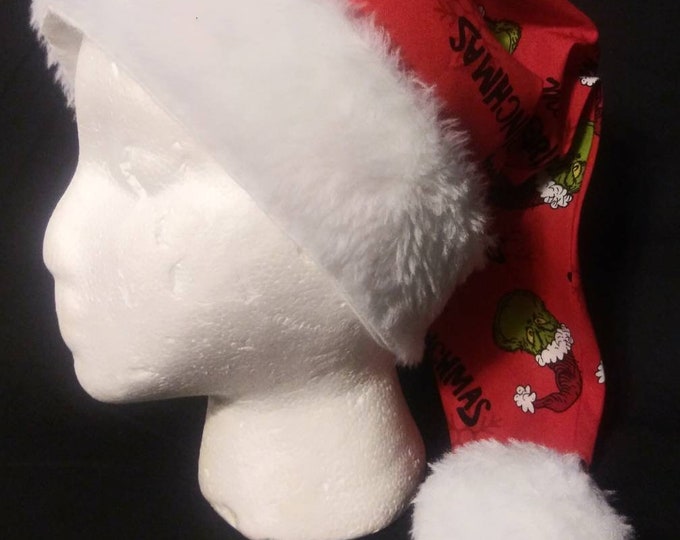 Grinch Style Christmas Hat - Etsy