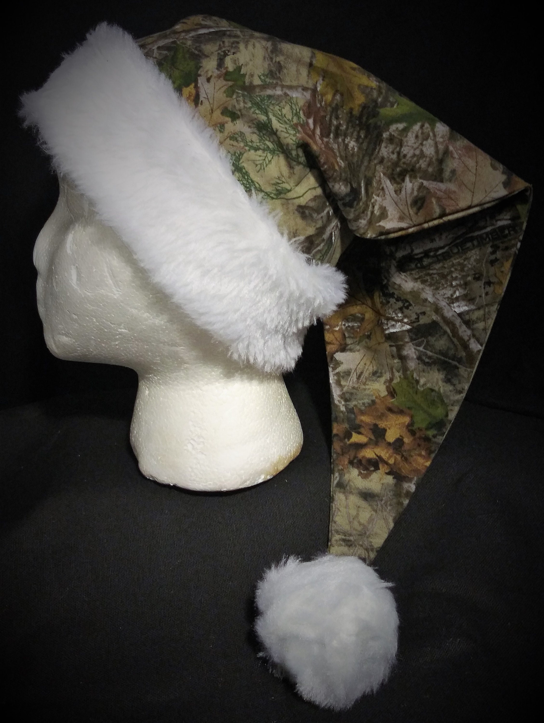Green Camo Camouflage Christmas Santa Hat - Etsy