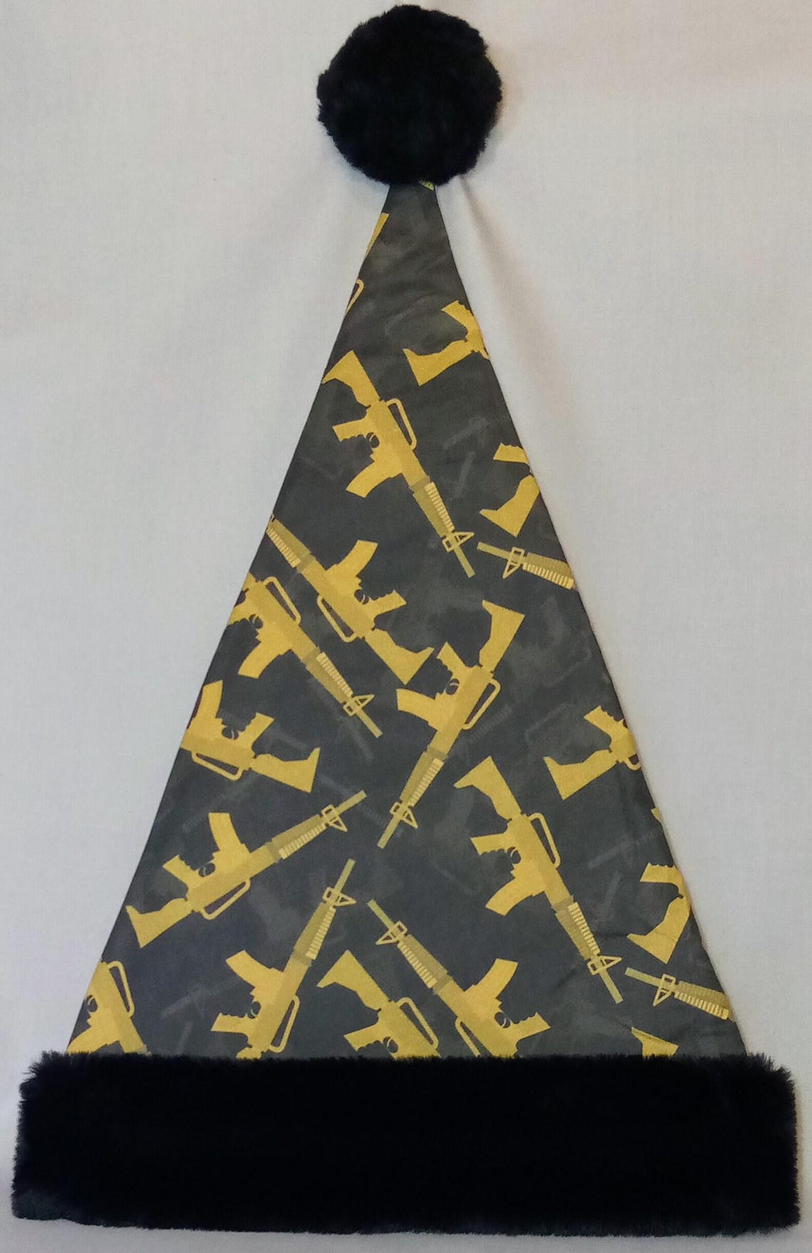Christmas Santa Hat Made From U.S. Navy Fabric, Go Navy, Beat Army! - Etsy