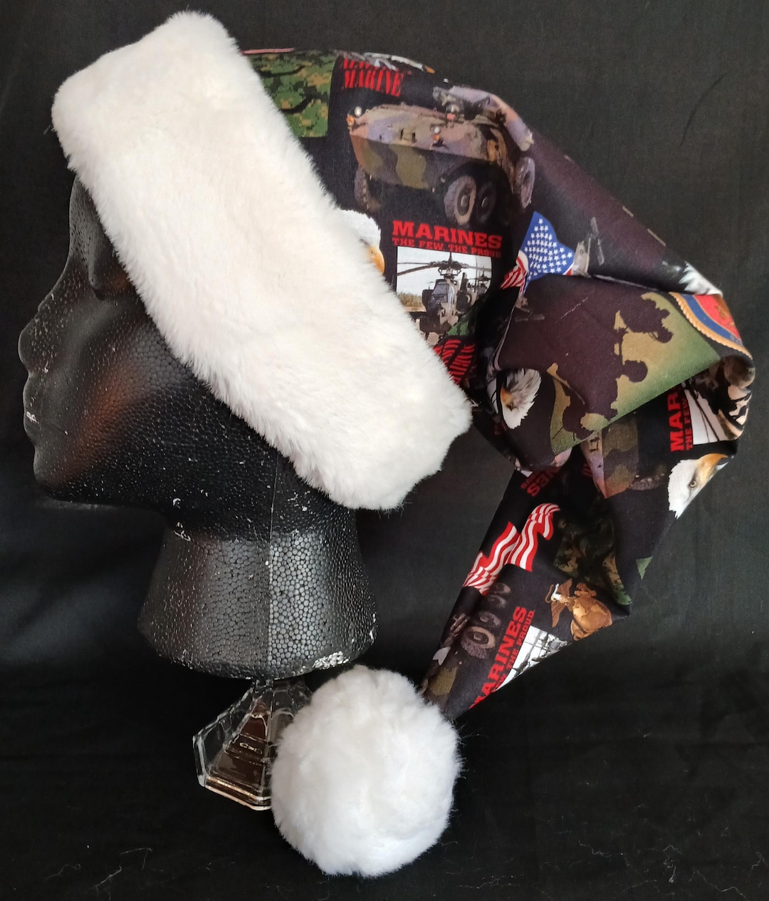 US Marines Christmas Santa Hat - Etsy