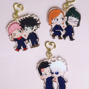 JJK Anime Keychains - Etsy