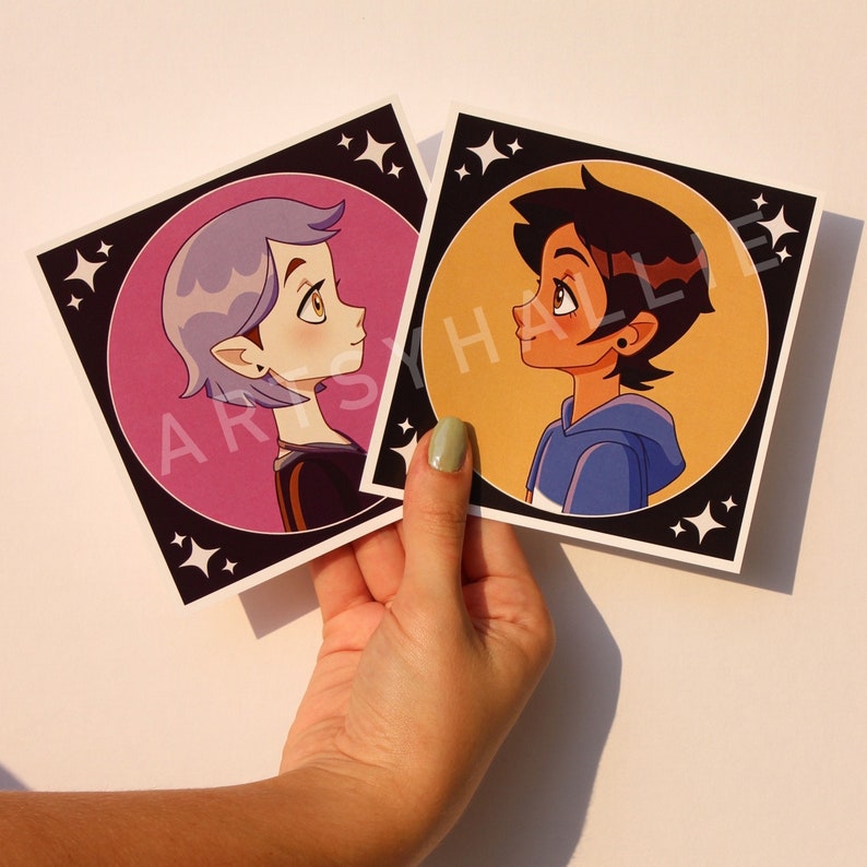 TOH Art Illustration Mini Print - Etsy