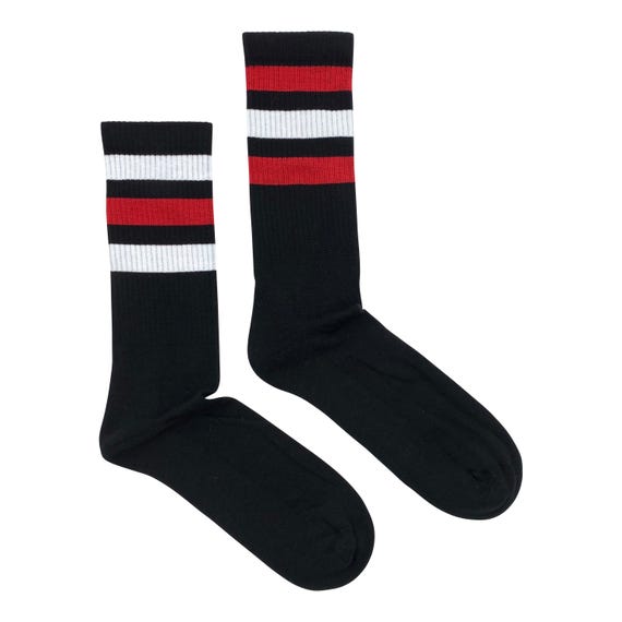 Men s Athletic Socks Edge Friday Sock Co Mismatched Socks Sport Crew Socks Striped Socks Tube Socks Athletic Striped Socks Etsy Ireland