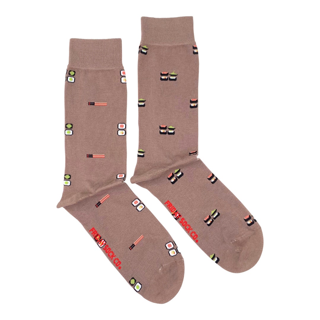 Men's Socks Tiny Sushi Friday Sock Co. Mismatched Socks Gift for Him ...