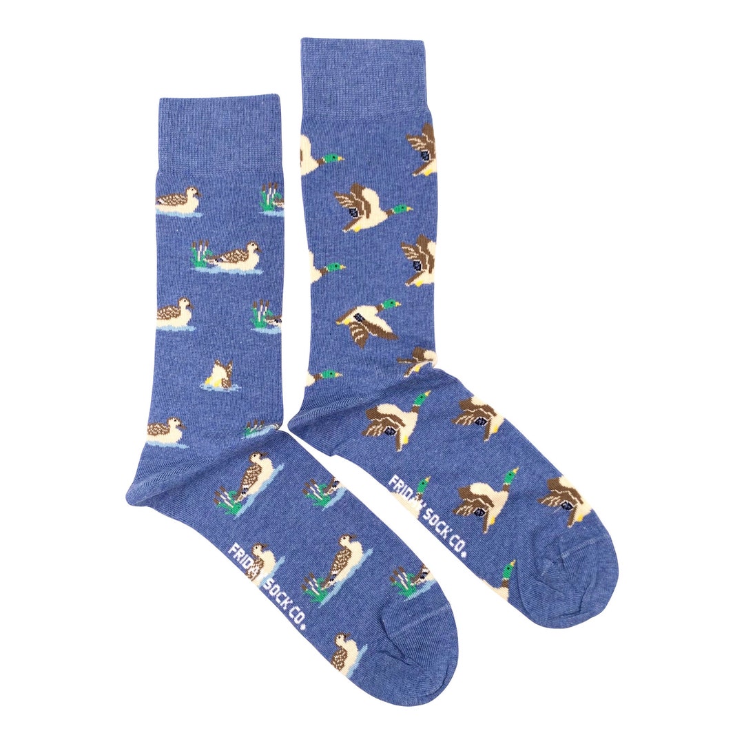 Mallard Duck Socks | Friday Sock Co. | Mismatched Socks | Duck Hunting ...