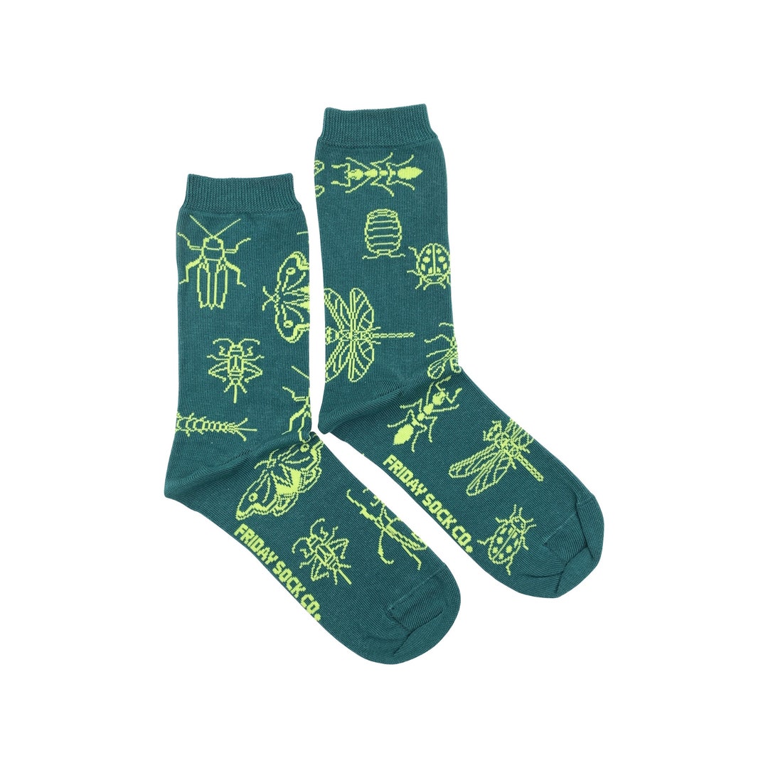 Women's Socks | Insects Socks | Friday Sock Co Mismatched Socks - Etsy
