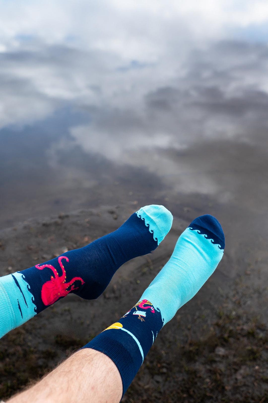 Men's Socks | Kraken & Ship Socks | Friday Sock Co Mismatched Socks ...