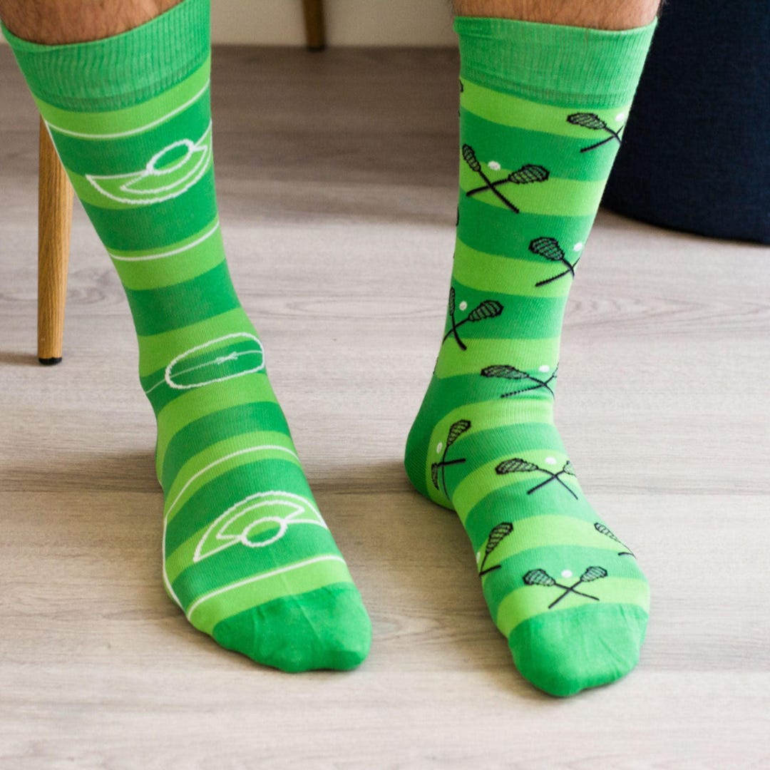 Mens Socks Lacrosse Socks Friday Sock Co Mismatched Socks Boyfriend ...