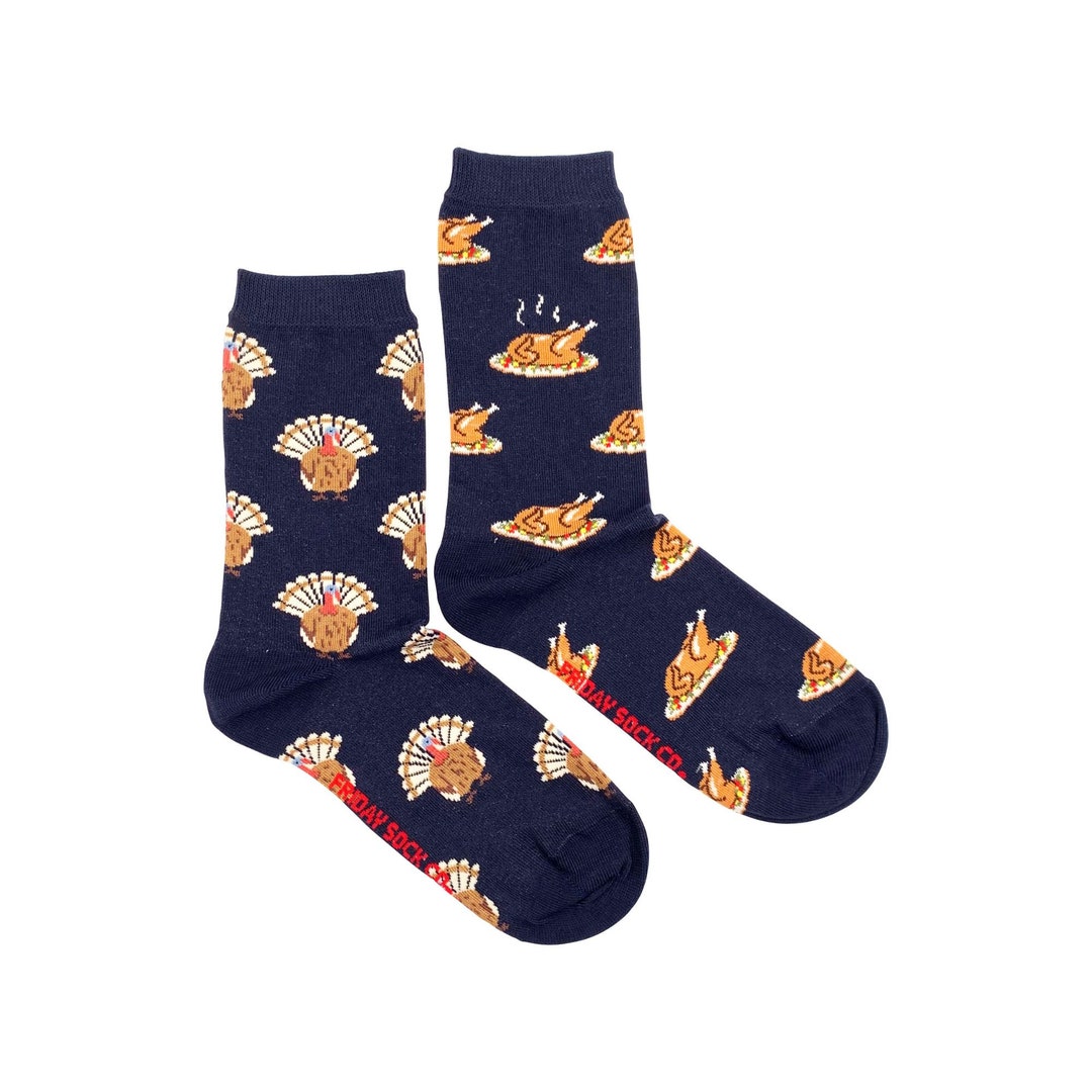 Women's Socks | Turkey | Friday Sock Co Mismatched Socks | Thanksgiving ...