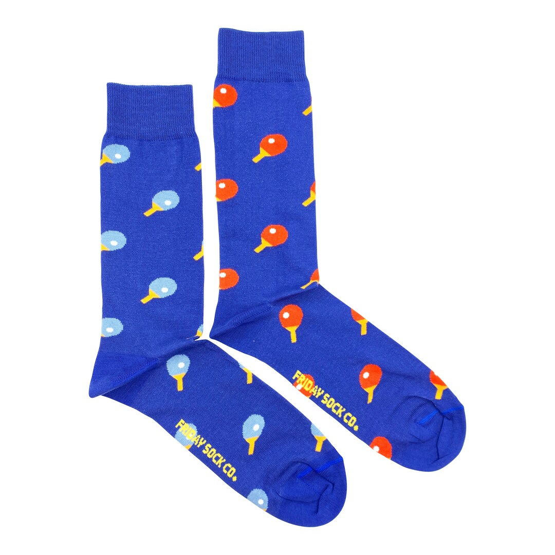 Men's Socks Ping Pong Friday Sock Co. Mismatched Socks - Etsy