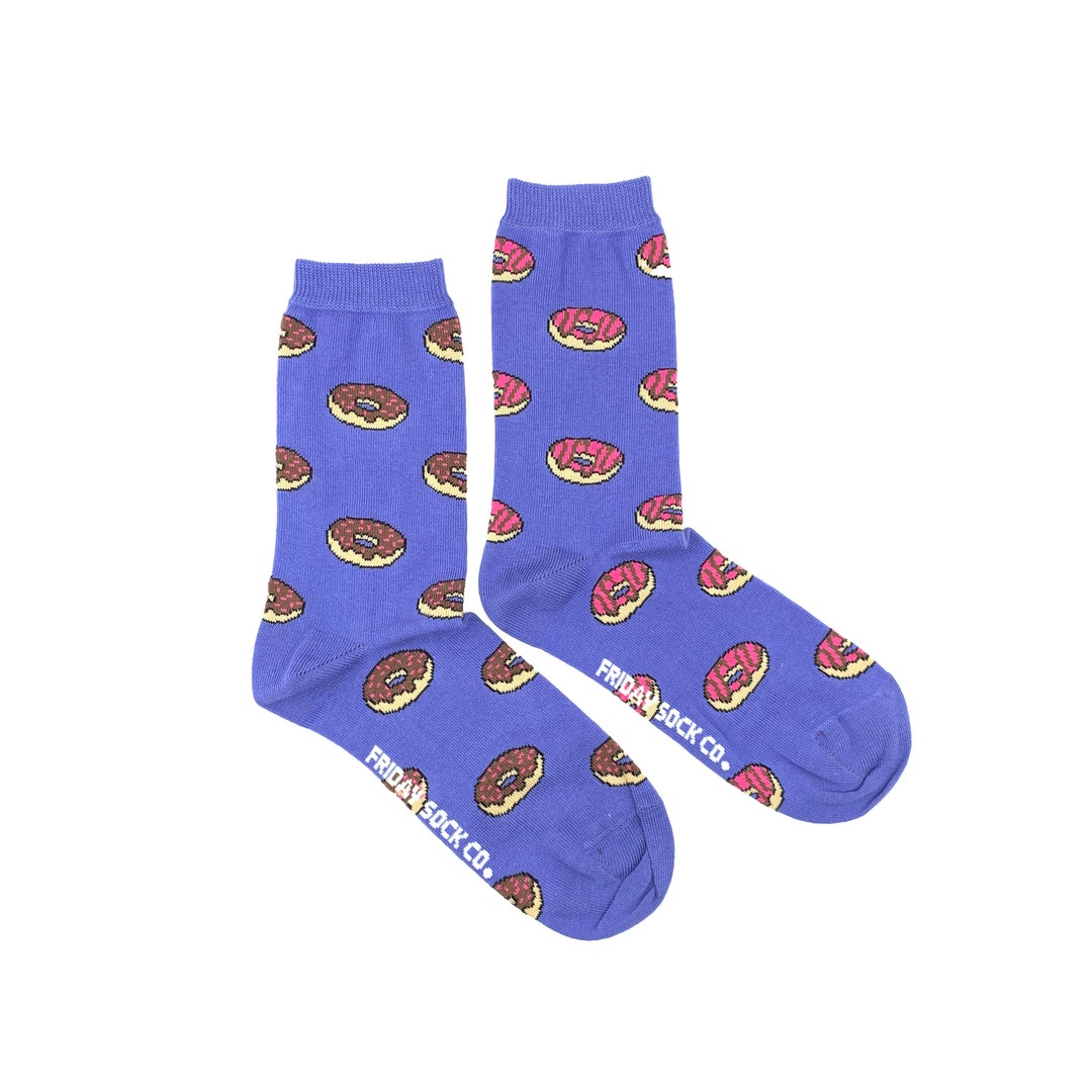 Womens Socks Donuts Friday Sock Co Mismatched Socks Food Socks ...