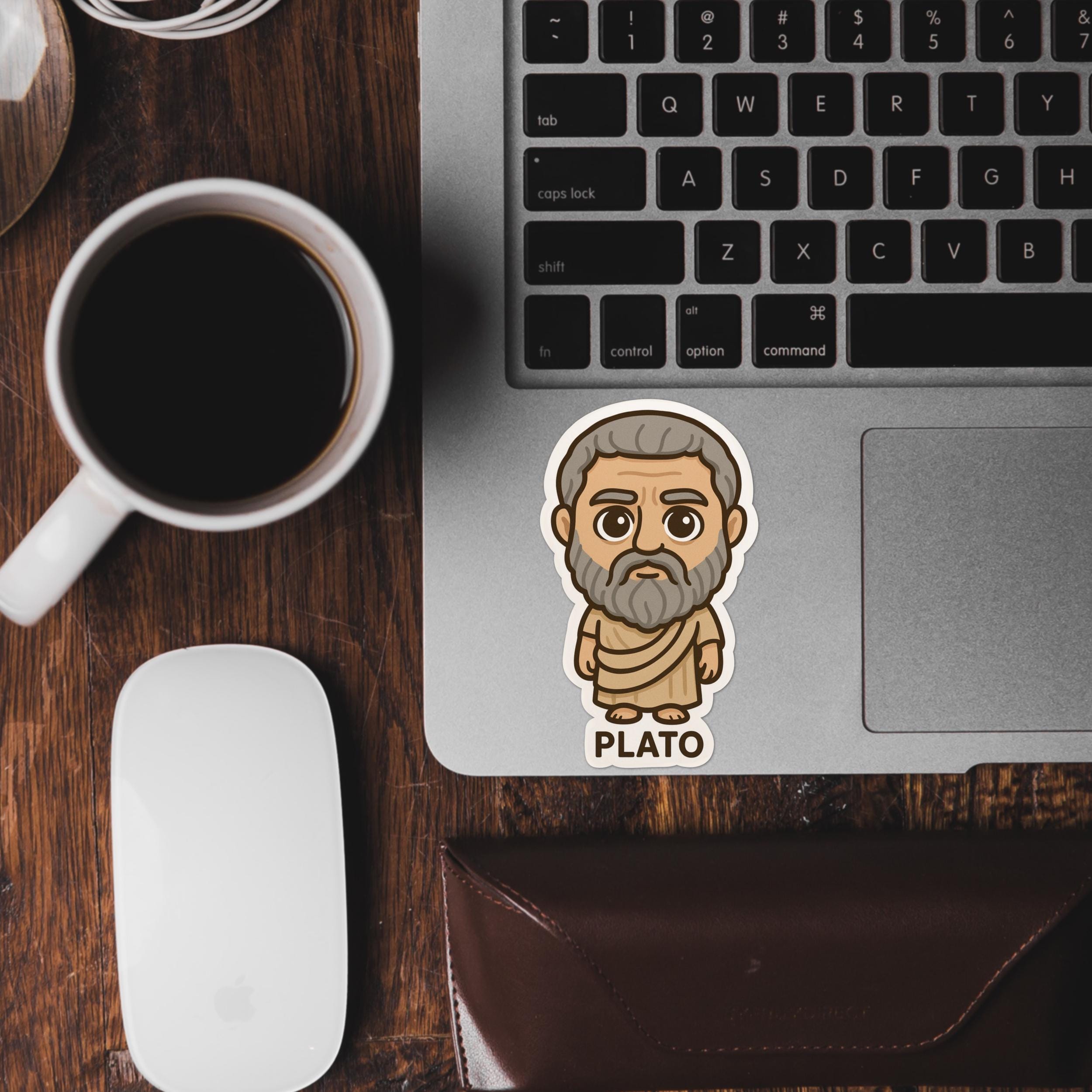 Chibi Plato Sticker: Greek Philosopher Vinyl Decal - Etsy