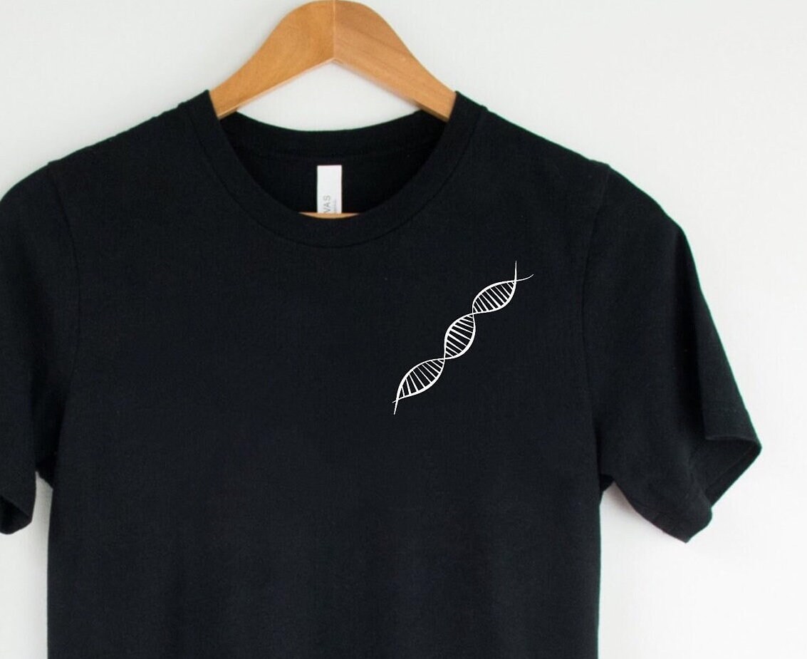 Minimalist DNA Double Helix T-shirt | Science T-shirt - Etsy